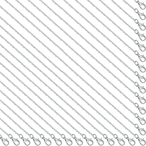 Amazon.com: 100 Pieces Necklace Chains for Jewelry Making Bulk Plated ...