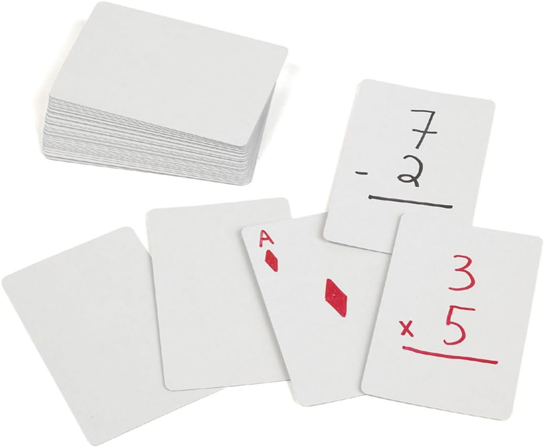 Amazon.com: EAI Education Blank Playing Cards - Single Deck : Toys & Games