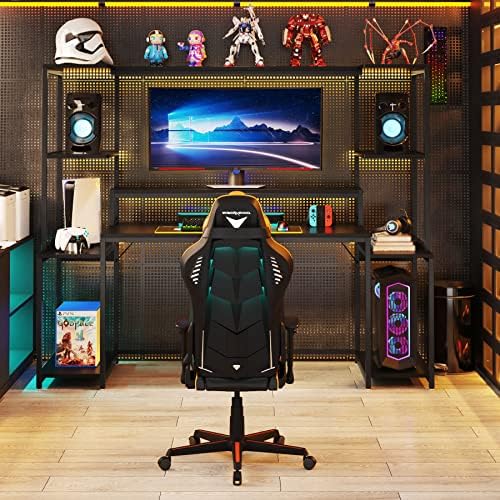 Amazon.com: Tribesigns 70 -inch Rustic Computer Desk with Hutch and ...