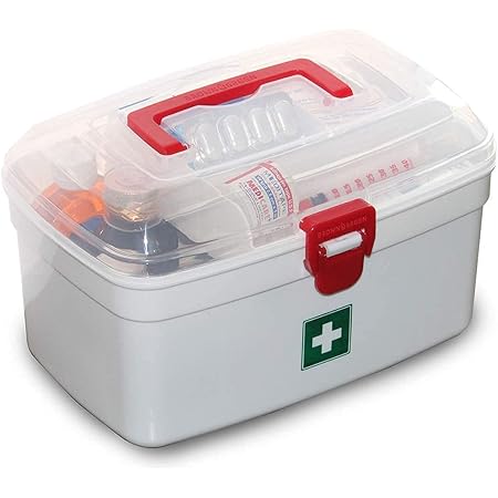 MILTON Medical Box, 1 Piece, White | Emergency Medical Box | Medicine ...