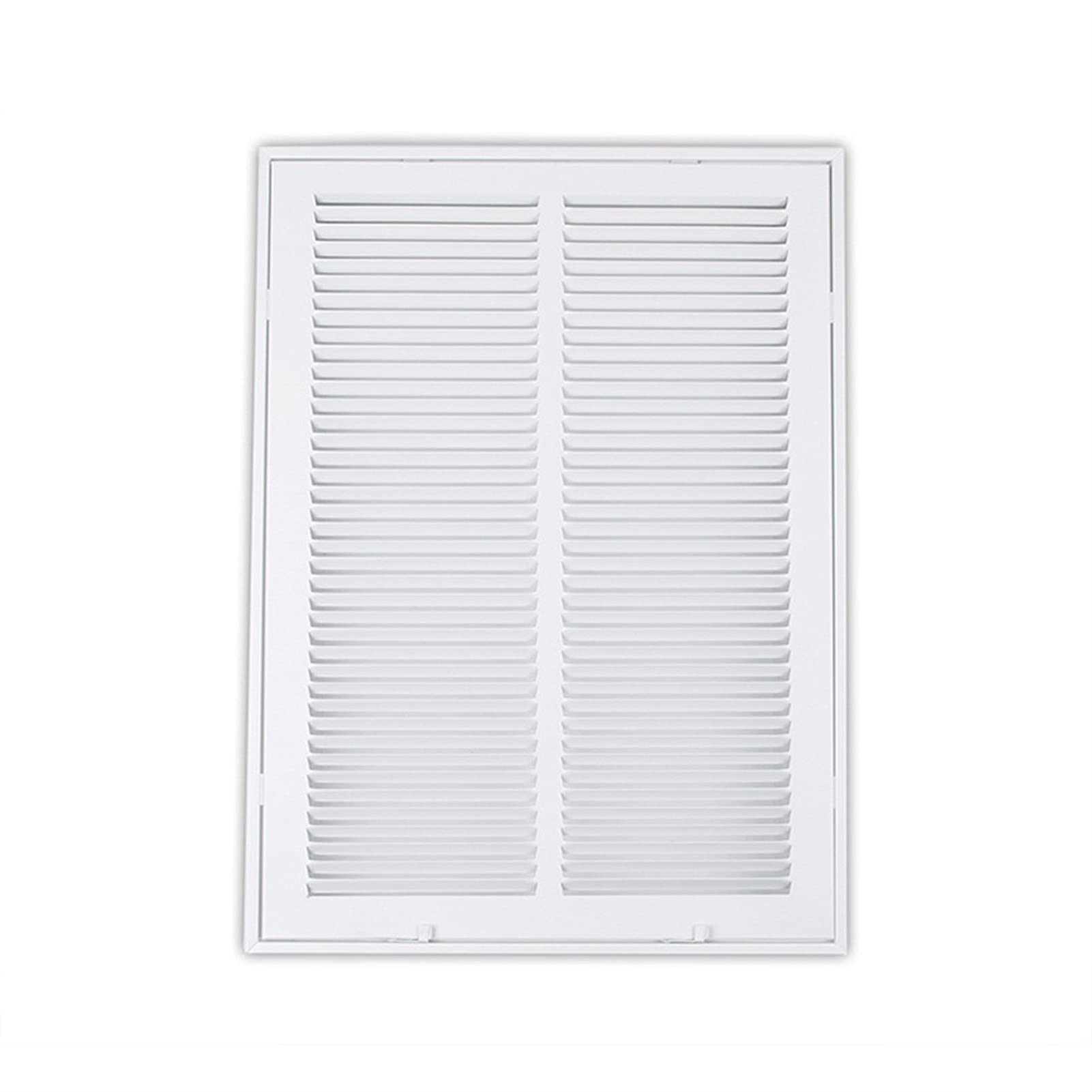 Buy Steel Air Vent Filter W14 "X H20" White Powder Coated Air Vent ...