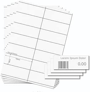 OfficeGear Shelf Edge Labels 14-up [12 Sheets - 168 Pack] 38x105mm ...