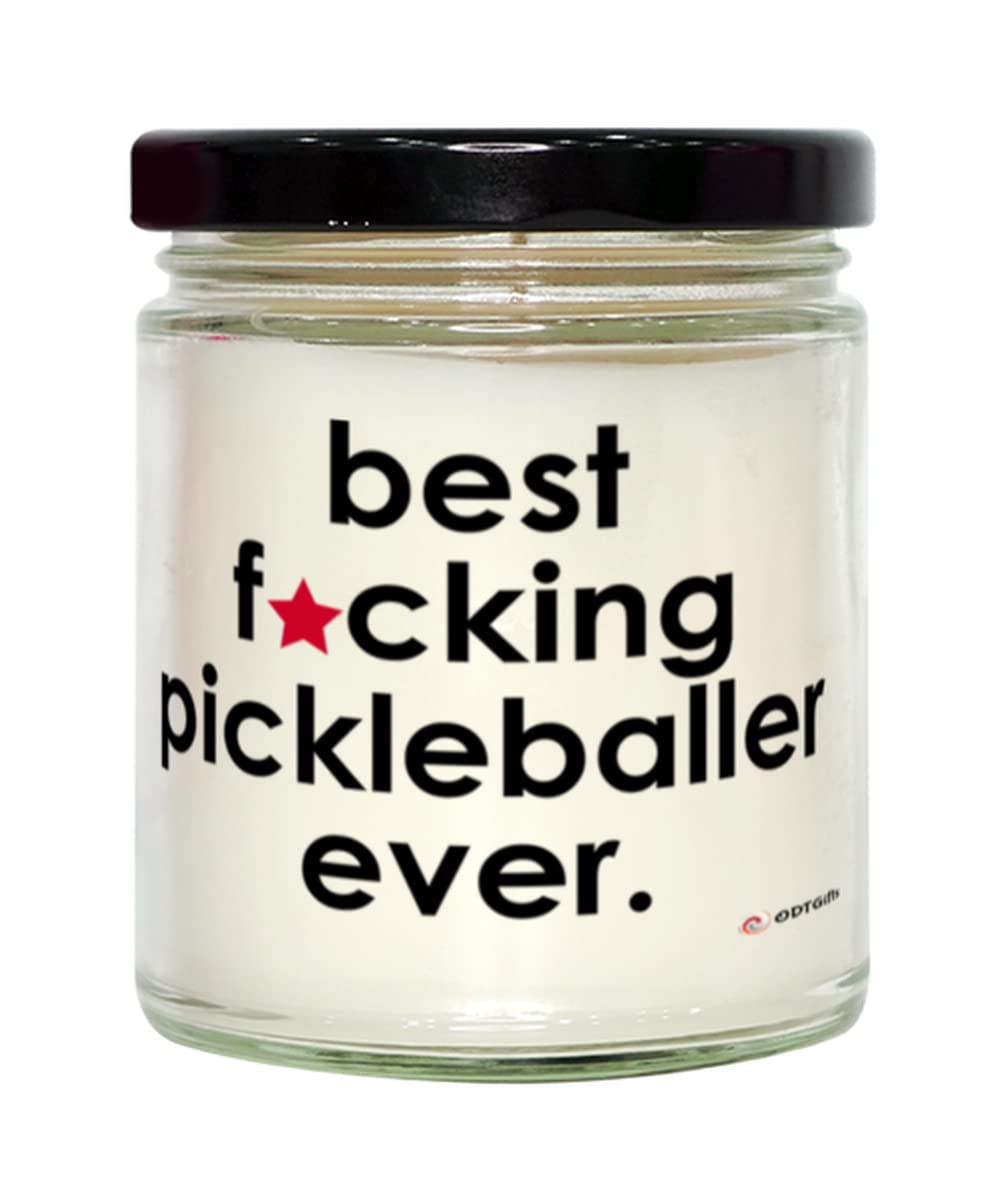 Amazon.com: Funny Pickleball Candle B3st F-cking Pickleballer Ever 9oz ...