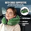 Amazon.com: SkytraxComf® Travel Neck Pillow with Hood for Privacy on ...
