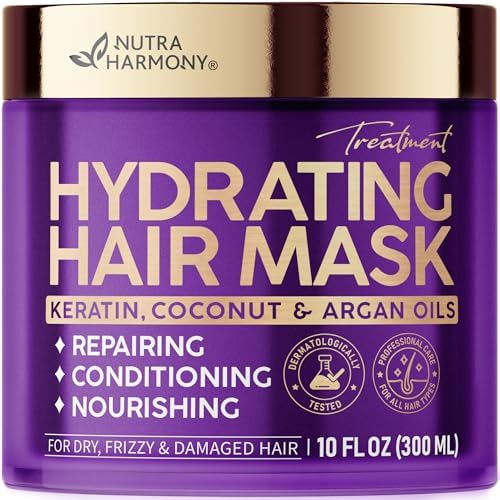 Amazon.com: Hair Mask for Damaged Hair, Rosemary Keratin Collagen Deep Repair Conditioning ...