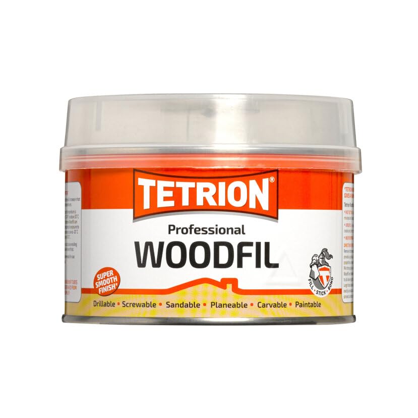 Tetrion Professional Woodfil, Smooth Finish Wood Filler, White, 400 g ...