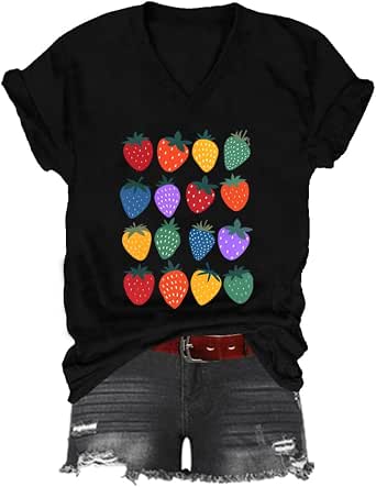 Amazon.com: Strawberry Trans Rights T-Shirt, LGBTQ Pride Shirt, Classic ...