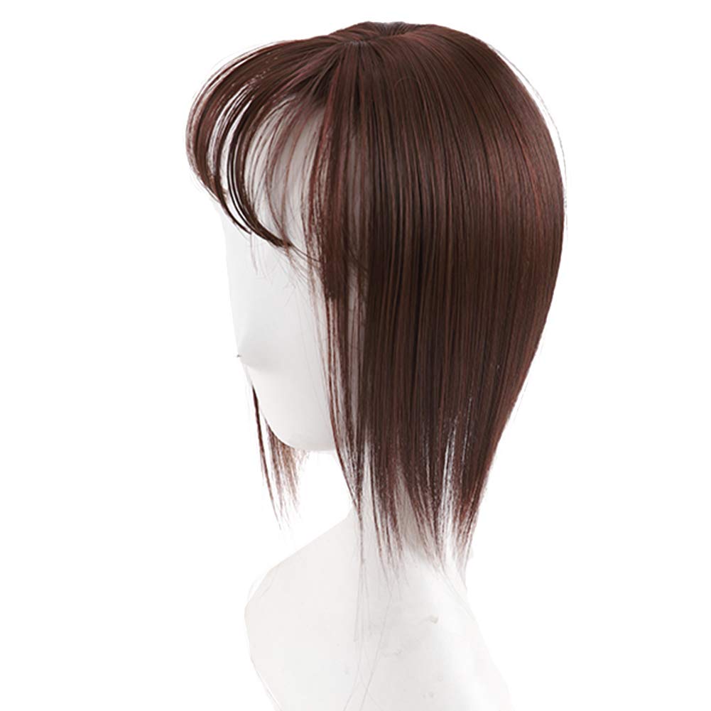 Amazon.com : Invisible Hair Topper With 3D Fringe Forehead Clip in Hair ...