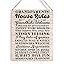 Amazon.com: House Rules Wooden Sign Wall Decor Rustic House Rules If ...