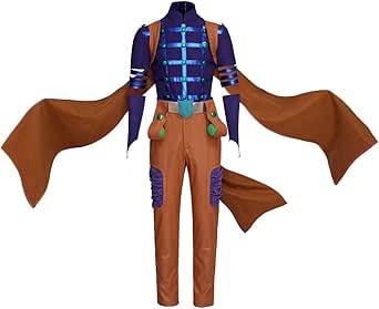 Amazon.com: VintageCos Men's Zeppeli Cosplay Costume Steel Ball Run ...