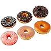 Amazon.com: Joeabor Fake Donut 6 Pack Artificial Doughnut for ...