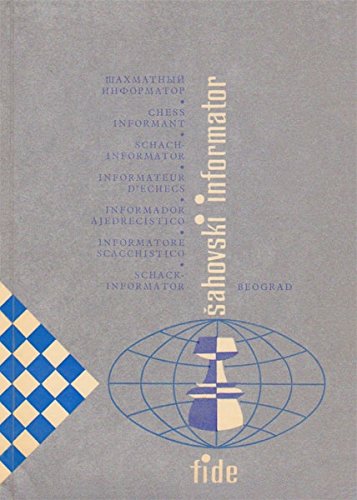 Amazon.com: Chess Informant # 15 (Sahovski Informator/Chess Informant ...