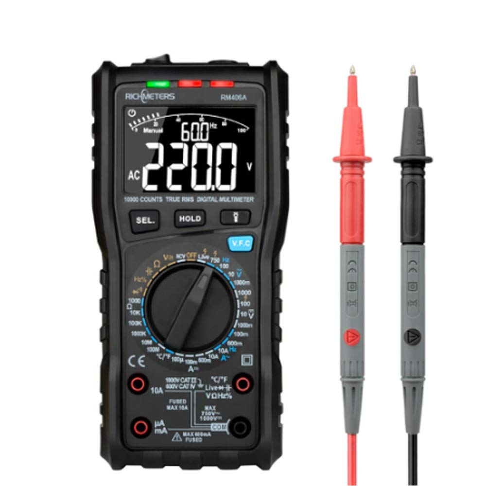 Buy RM406A Digital Multimeter Analog Tester Capacitance DC DC 10000 ...