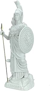 Amazon.com: Athena Minerva Greek Roman Goddess Cast Marble Sculpture ...