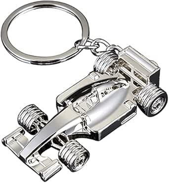 Silver Racing Car Keyring, Perfect Fathers Day, Birthday, Christmas for ...