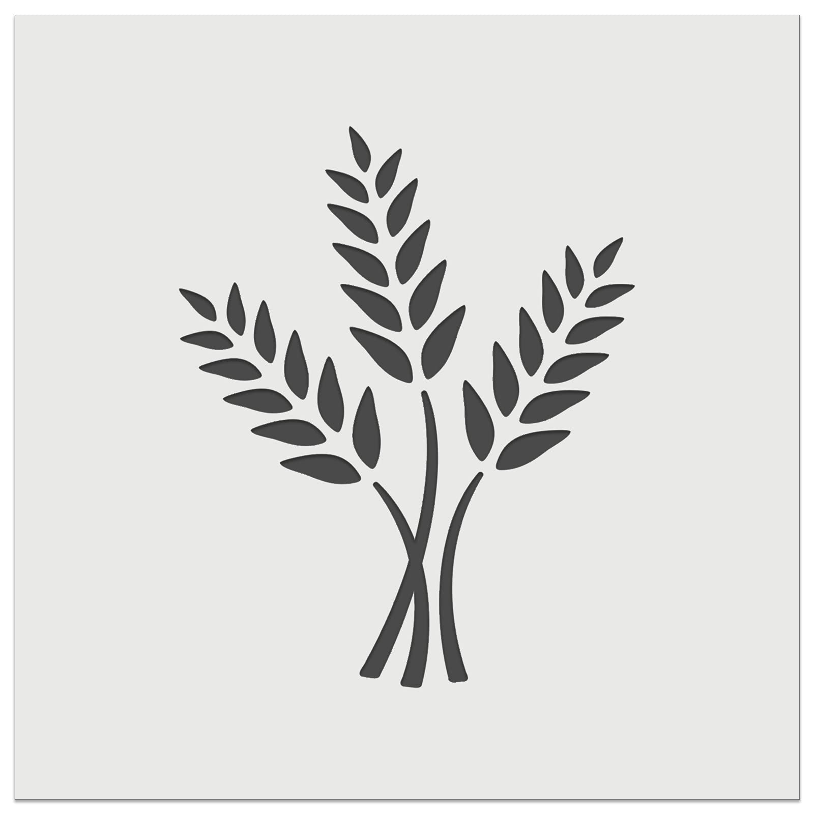 Wheat Stalks Black And White