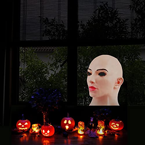 Buy Kedejin Realistic Female Latex Mask , Cosplay Drag Queen Halloween ...