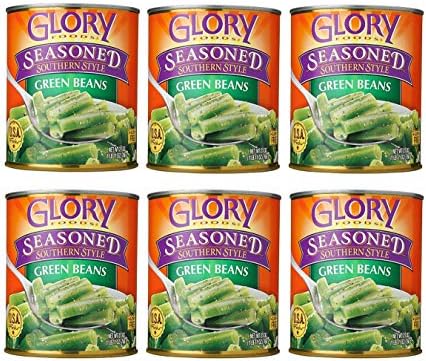 Amazon.com : Glory Foods Seasoned Southern Style Green Beans (6 Pack ...
