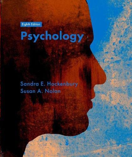 Psychology: Susan Nolan Sandra E. Hockenbury (Author): 9781319187651 ...