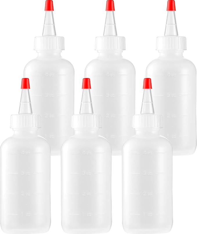 Amazon.com: Applicator Bottle 4 ounce, Squeeze Flow Design- Cut the Top ...