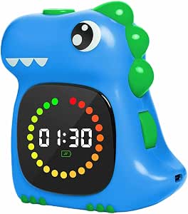 Kid Timer Visual Countdown, Dinosaur Study Timer, Cute Rechargeable ...