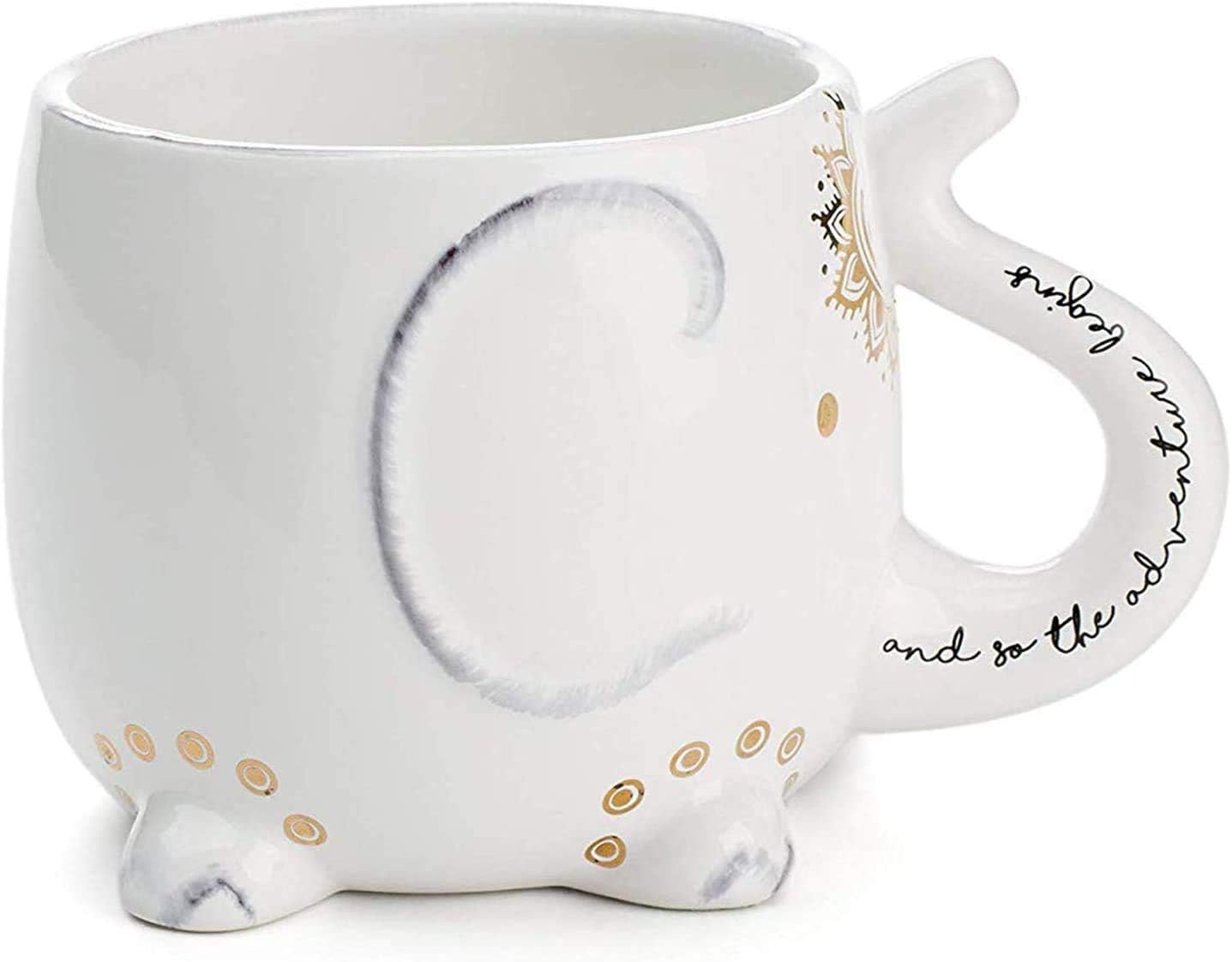 Amazon.com | Elephant Mugs (White): Coffee Cups & Mugs