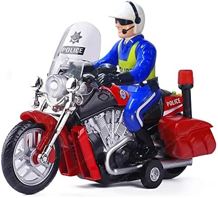 Buy FunBlast Police Bike Toy for Kids – Toy with 3D Flashing Light and ...