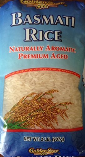 Amazon.com : Golden Star Basmati Rice, 2 lbs. : Dried Basmati Rice ...