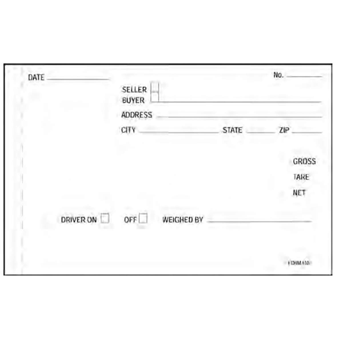 Amazon.com: Rice Lake 20266, Truck Scale Tickets for Hecon Printers ...