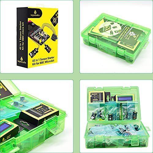Snapklik.com : KEYESTUDIO 45 Sensors Starter Kit For BBC Microbit V22 V2 V15 (Without Micro:bit ...