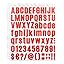 1 Inch Small Vinyl Letter Number Stickers, 324 Pieces Alphabet Number ...