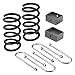 Amazon.com: maXpeedingrods 3” Front & 4” Rear Drop Coil Spring Lowering ...