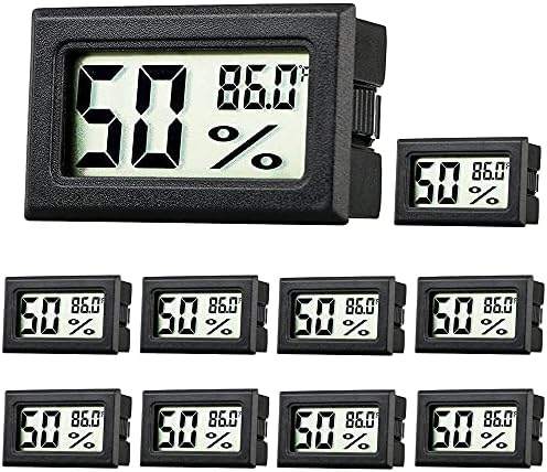 Amazon.com: 12 Pack Pgzsy Mini Small Digital Electronic Temperature ...