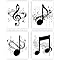 Amazon.com: NIIORTY Music Note Wall Decor Canvas Posters, Music Wall ...