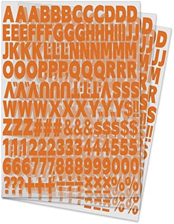 Amazon.com: 504 Piece 1 Inch Iron On Heat Transfer Letters and Numbers ...