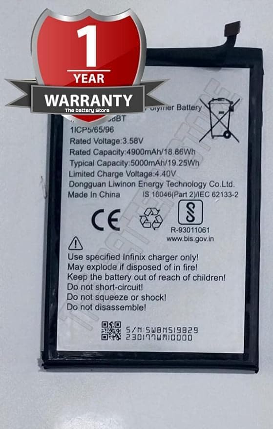 Original BL -58BT Battery for Tecno Pouvoir 4 / Tecno Pouvoir 4 Pro ...