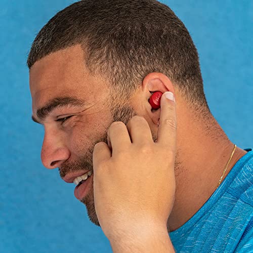 JLab Go Air Pop True Wireless Bluetooth Earbuds + Charging Case, Rose ...