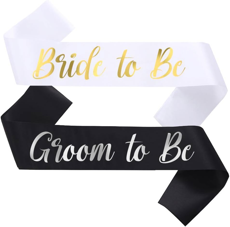 Banda para la novia y el novio para ser, suministros de despedida de ...