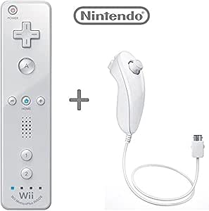 Official Nintendo Wii/Wii U Remote Plus Controller and Nunchuk Combo ...