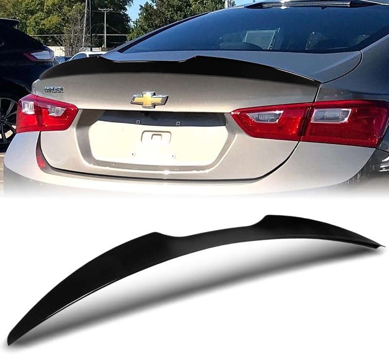 Amazon.com: HK5 W-Power V-Style Trunk Lid Spoiler Wing Compatible with ...