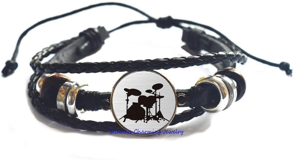 Amazon.com: Music Drum Bracelet Bangle-Drum Jewelry,Drummer Bracelet ...