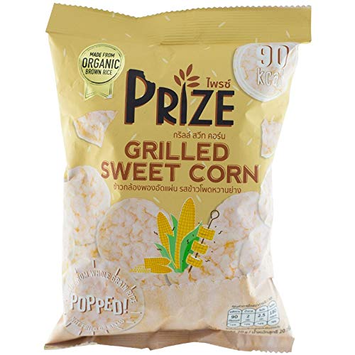 Amazon.com : Prize Brand, Organic Brown Rice Snack 20g X 4 Packs ...