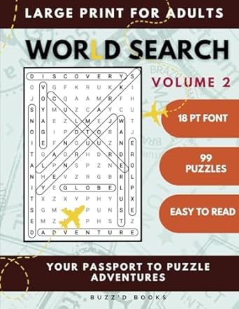 World Search Volume 2: Your Passport to Puzzle Adventures (BIG World ...
