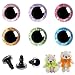 Amazon.com: MUCUNNIA 120 Pcs 18mm 3D Glitter Plastic Safety Eyes for ...