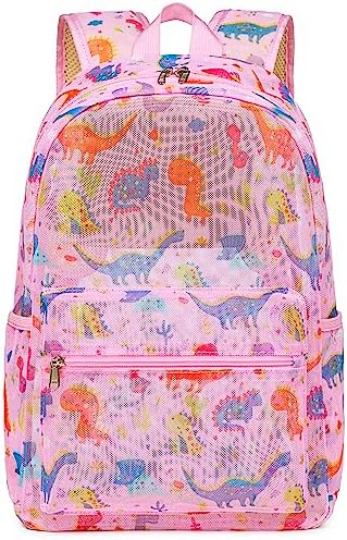 Amazon.com | CAMTOP Mesh Backpack Kids Boys Girls Bookbag See Through ...