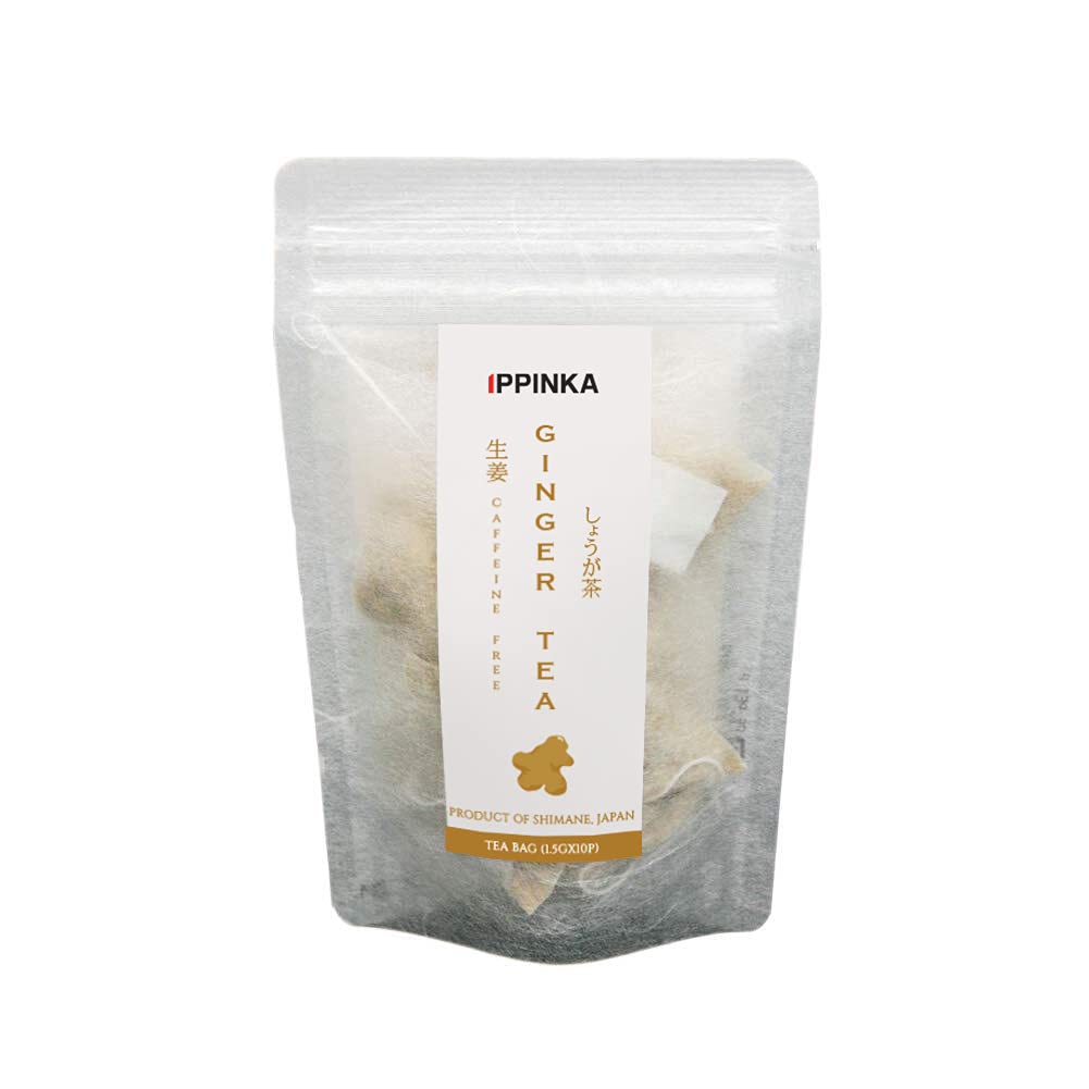 Amazon.com : Japanese Shogacha Herbal Ginger Tea, 10 Tea bags : Grocery ...