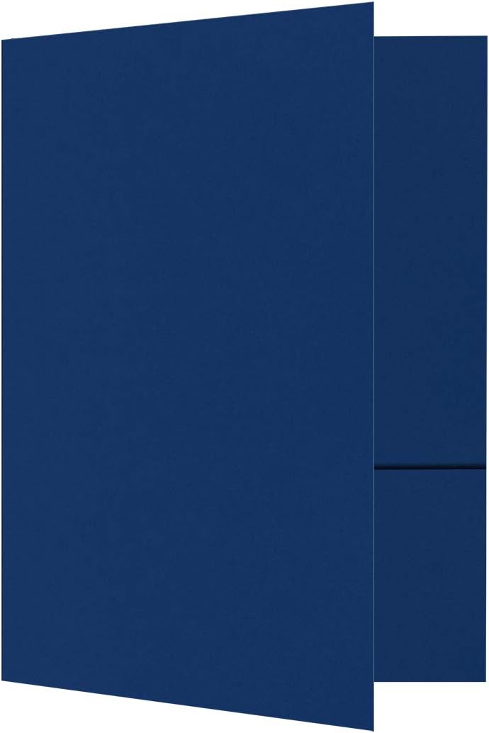 Amazon.com : 9 x 12 Presentation Folders - Standard Two Pocket w/Front ...