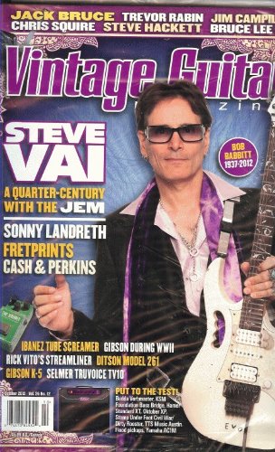 Vintage Guitar Magazine 2012 October - Steve Vai + Bob Babbitt 197-2012 ...