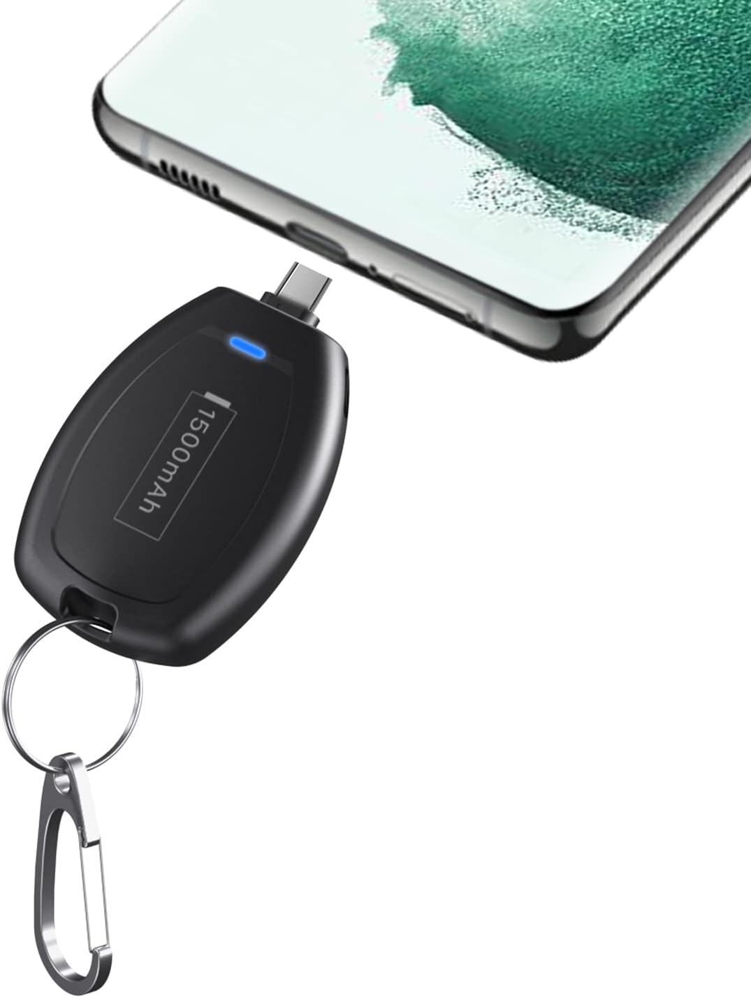 JDIRLDL Keychain Portable Charger for Andriod, 1600mAh Mini Power ...