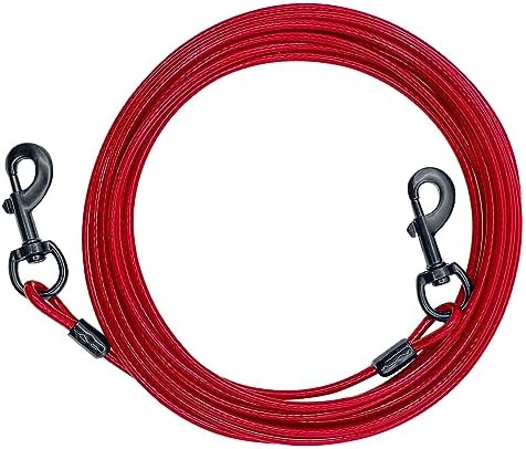 Dog Tie Out Cable, 10/15/20/30FT Dog Runner Cable for Yard Outdoor and ...